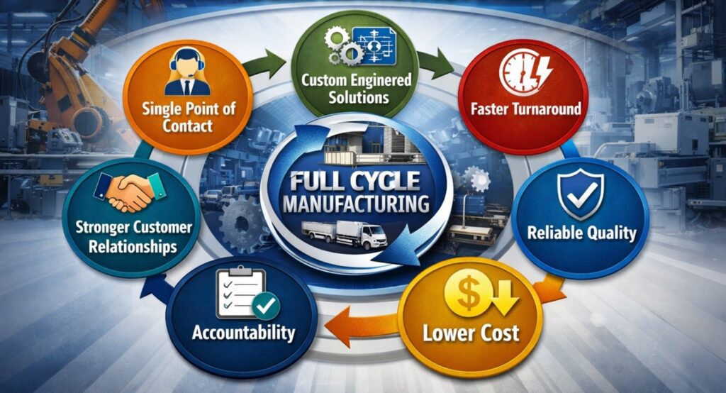 Advantages of Full Cycle Manufacturing | Strainsert